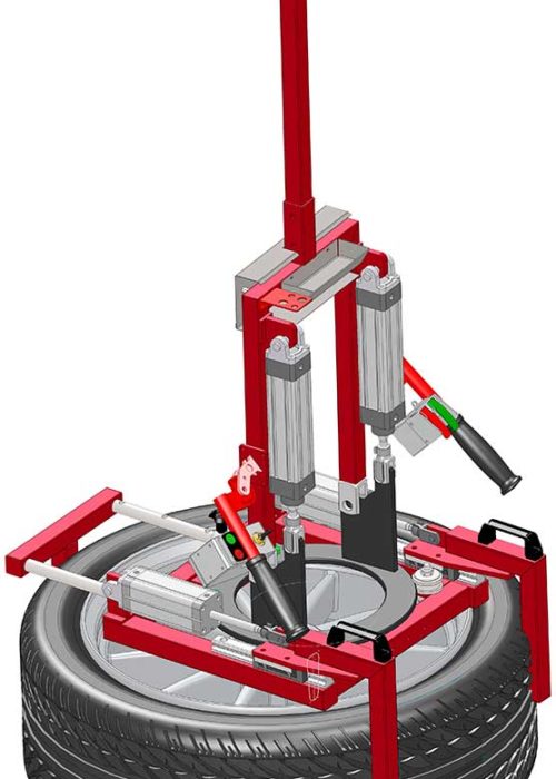 Lift tires | Flexible and custommade tire gripper | Lifts All AB